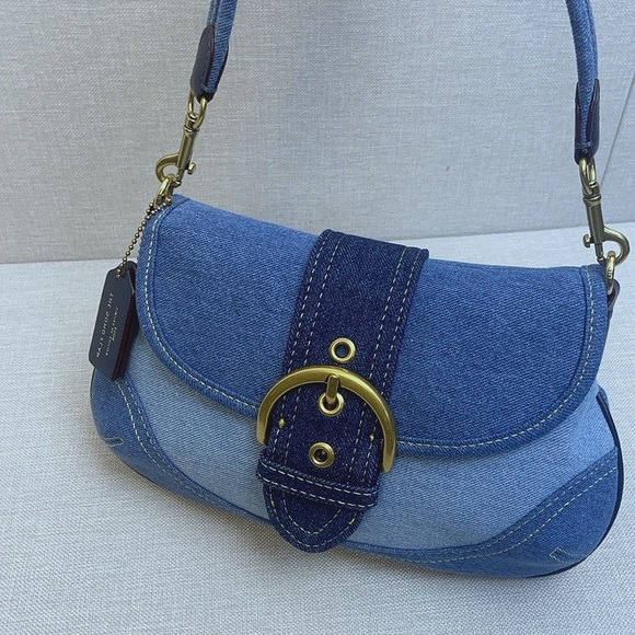 Coach | Bags | Coach Soho Bag In Upcycled Repurposed Denim | Poshmark